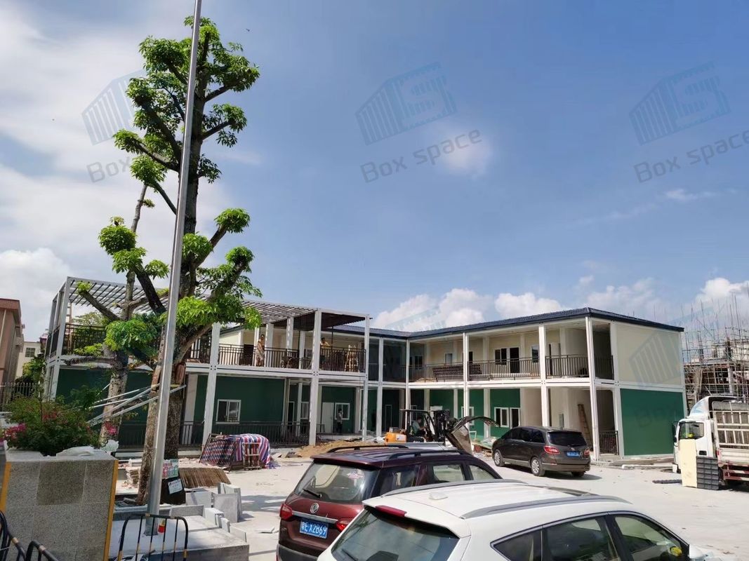 BOX SPACE Pre Built Container Homes, Steel Frame Prefab Homes, 40 Foot ...