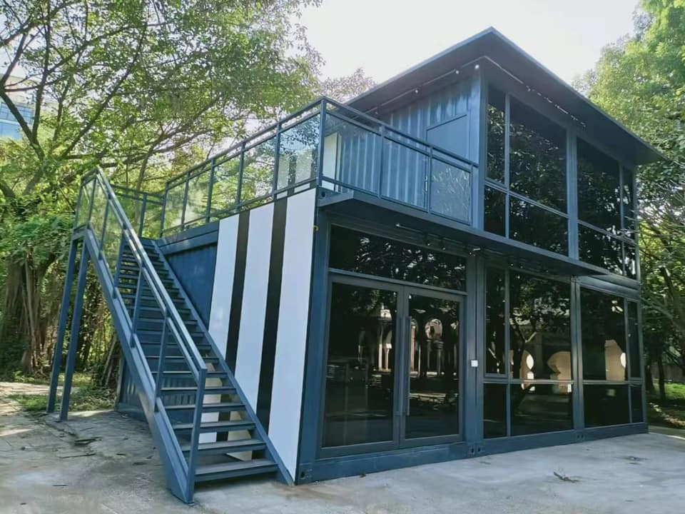 Rental 3 Bedroom Container House Anti Seismic Seaside Temporary Modular ...
