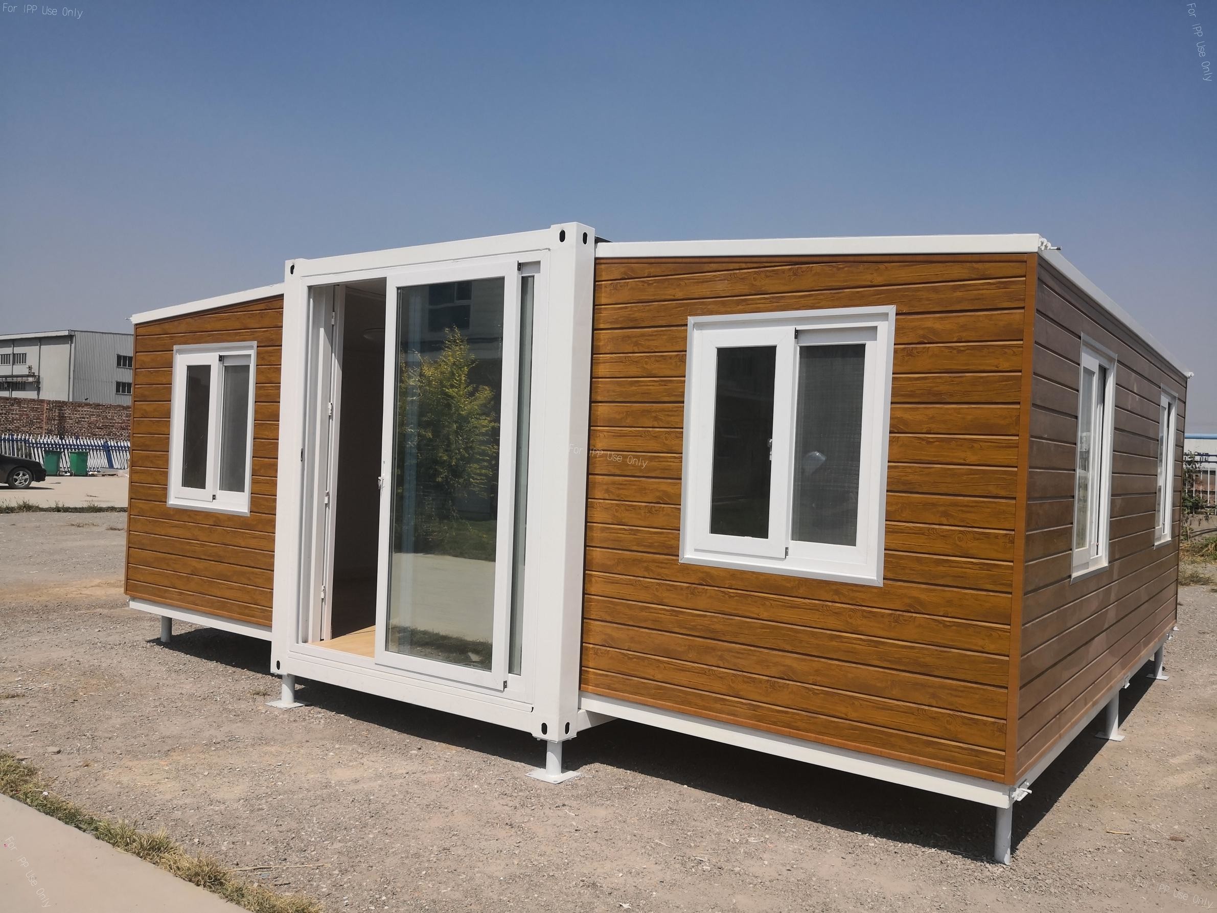 Temporary Two Bedroom Container Home , Movable 20ft Expandable ...