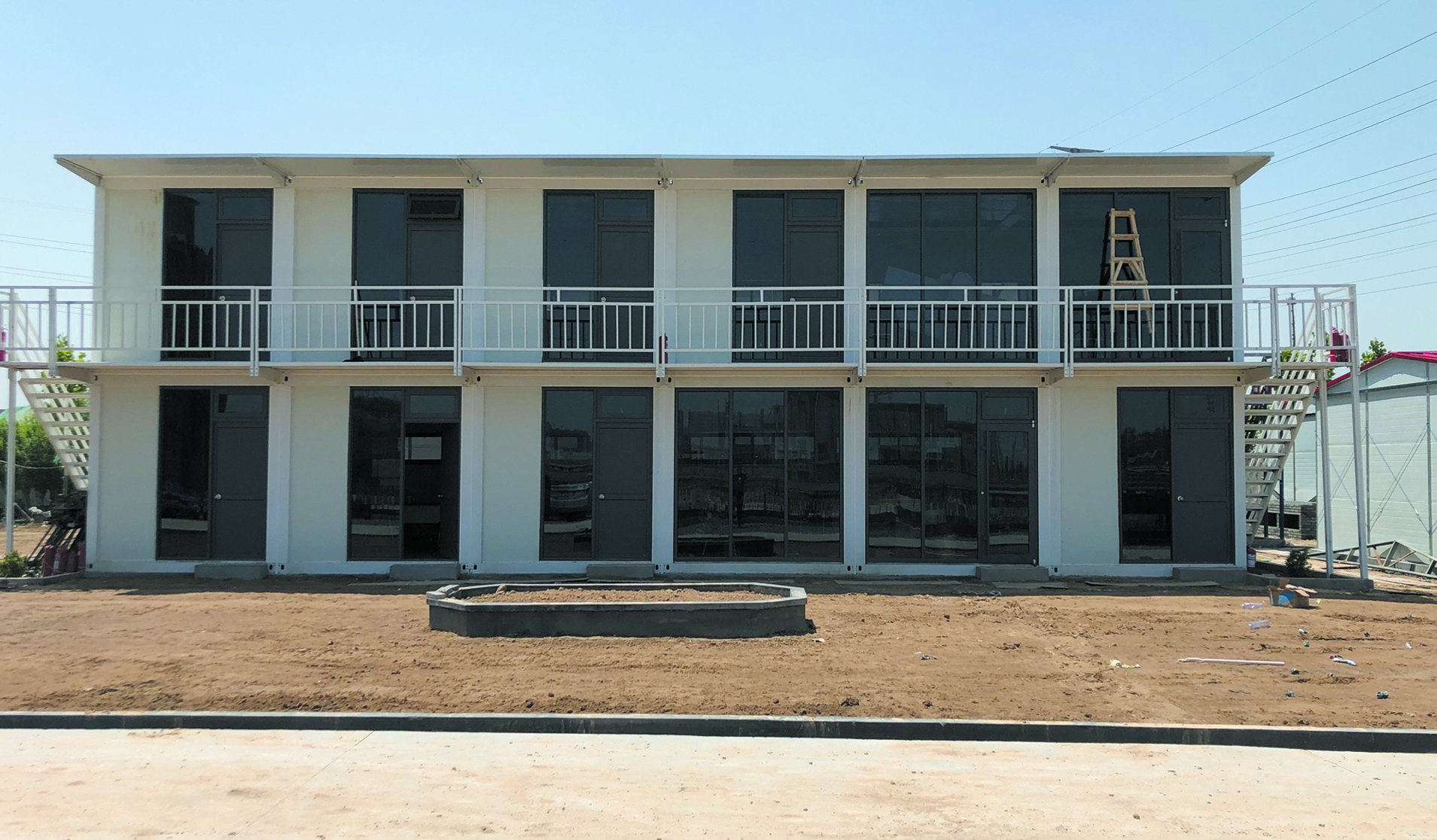 Movable 2 Bedroom Prefab Homes , Galvanized Steel Expandable Prefab Homes