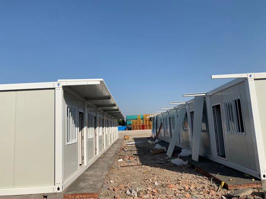 Medical Portable Temporary Housing , Clinic Prefab 20ft Container House