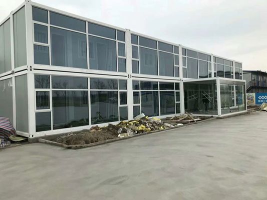 Customized Office Pod Booth Temporary Construction Site Stackable ...