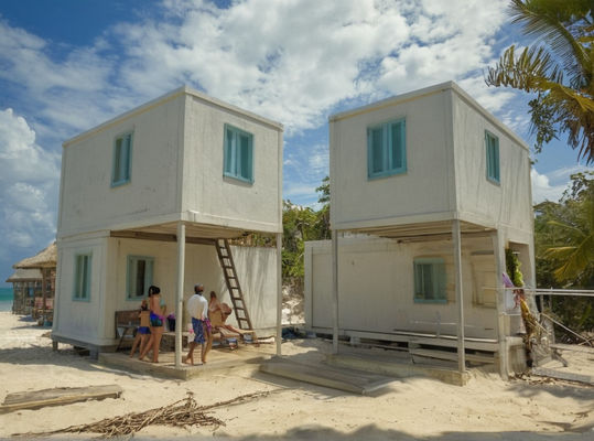 BOX SPACE 20FT Modular Portable Homes At Seaside Prebuilt Container ...