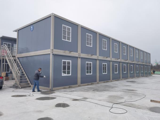 Modular Temporary Prefabricated Shipping Container Homes With Kitchen